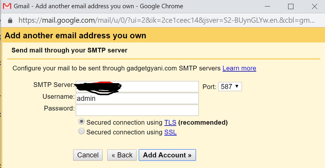 MAKING AN EMAIL ADDRESS USING GMAIL AND YOUR OWN DOMAIN - Gadget Gyani