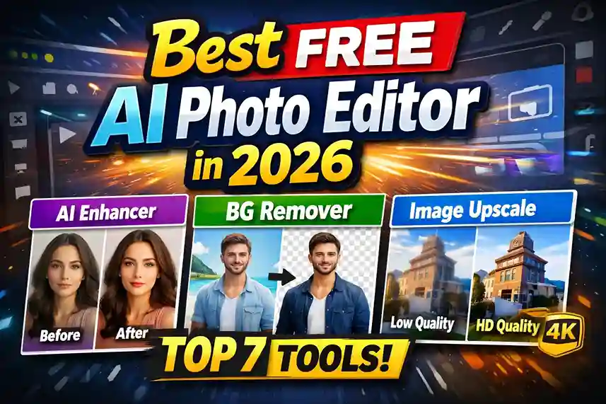 Best Free AI Photo Editor in 2026 – Top 7 AI Photo Editing Tools